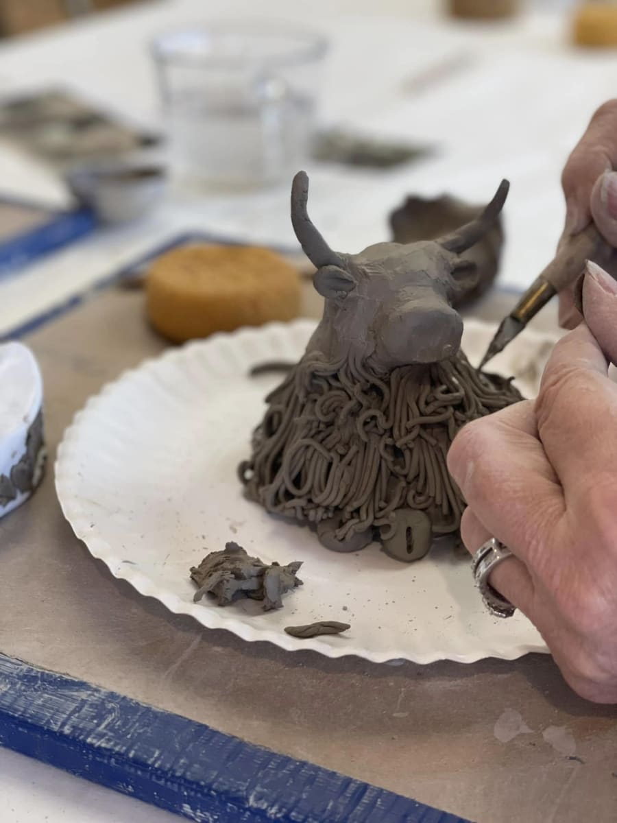 Clay Highland Cow - December