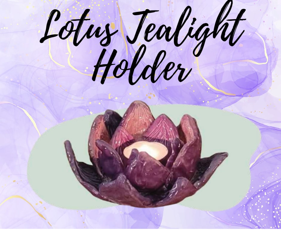 Lotus Tea Light Holder