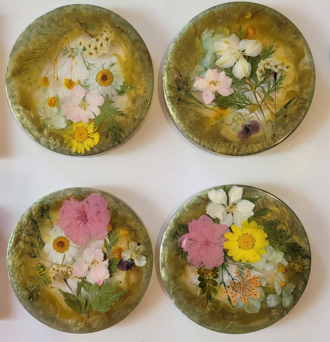 Pressed Flower Resin Coaster Workshop
