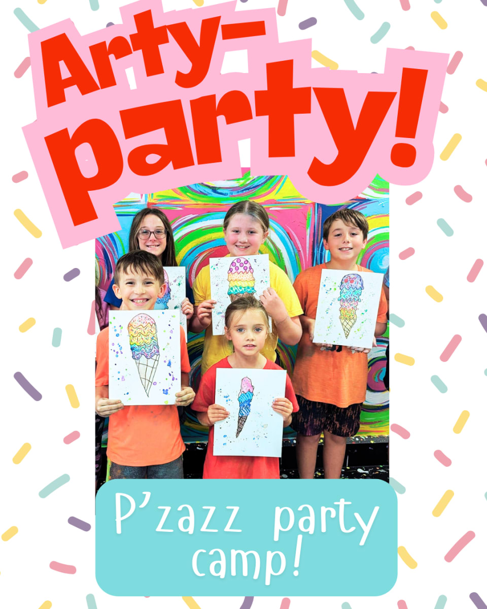 Arty-Party Summer Camp! June 9th-12th. 1pm-4:00pm, $175