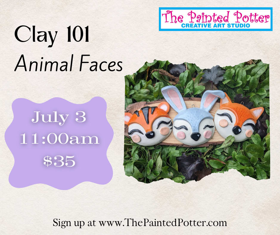 Clay 101 -Animal Faces-