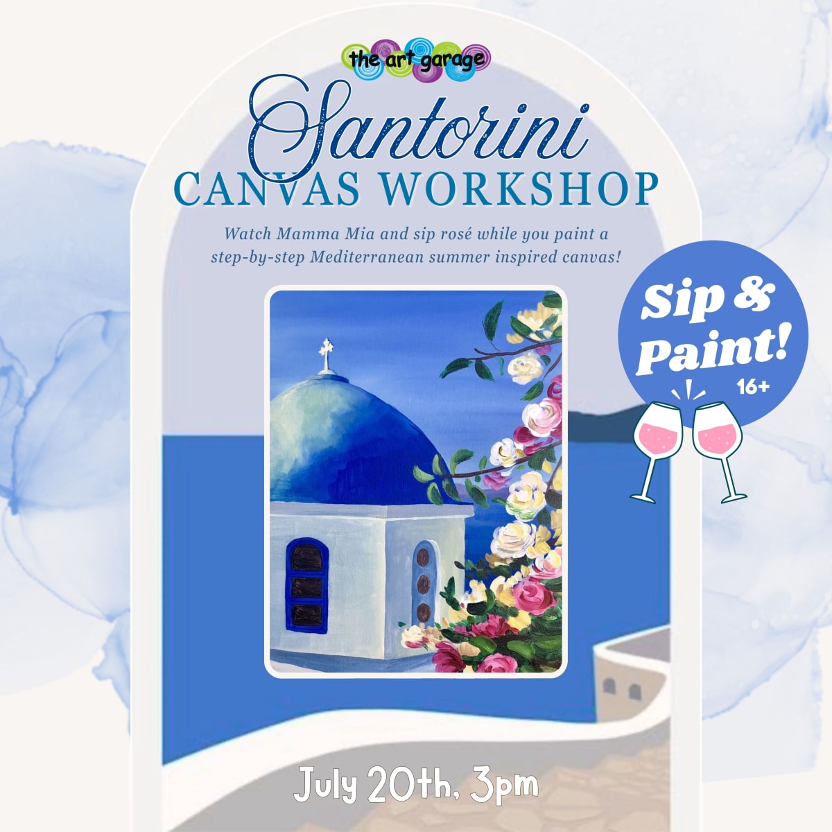 Santorini Canvas Workshop