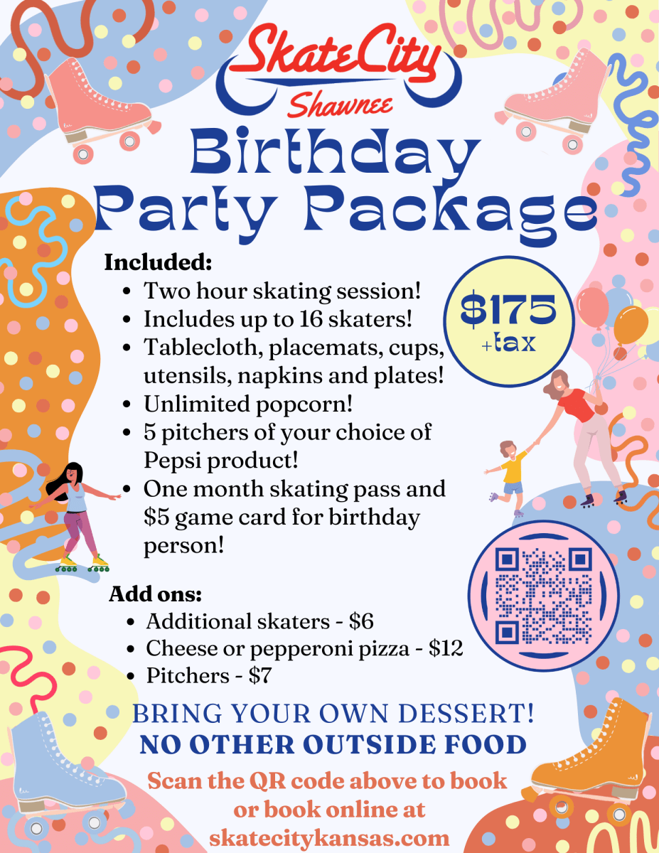 Roller Skating Birthday Party Package - Shawnee