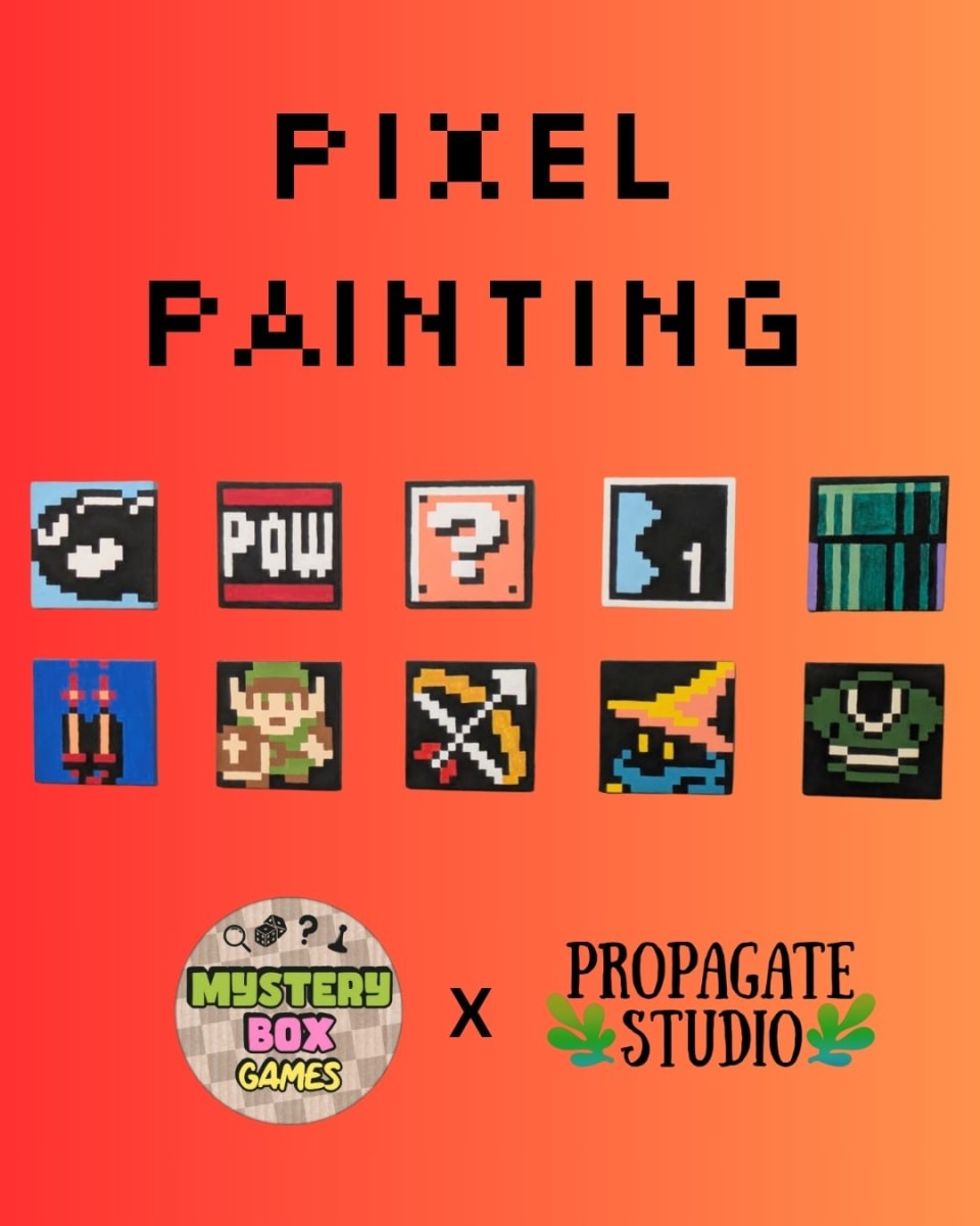 Pixel Painting (at Mystery Box Games Easton, PA)