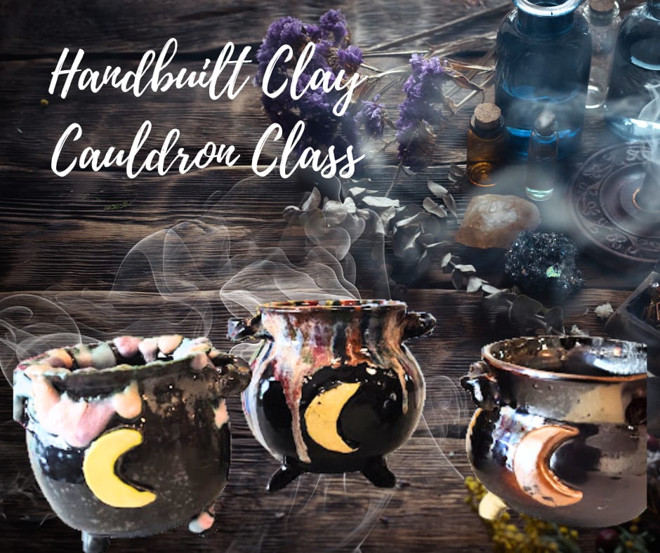 Handbuilt Clay Cauldrons