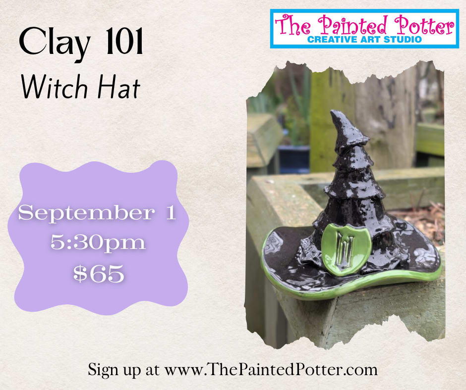Clay 101- Handbuilding Witches Hat