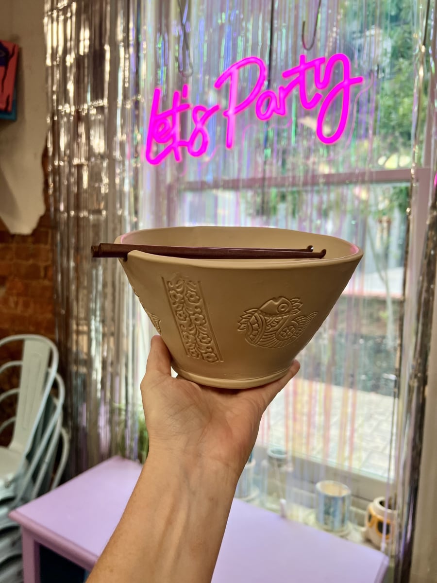 Clay Ramen Bowl Hand building Class - Thursday, 9/11 7-9pm