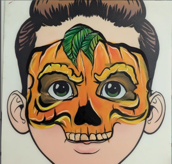 Halloween Face Painting by Kreative Mum