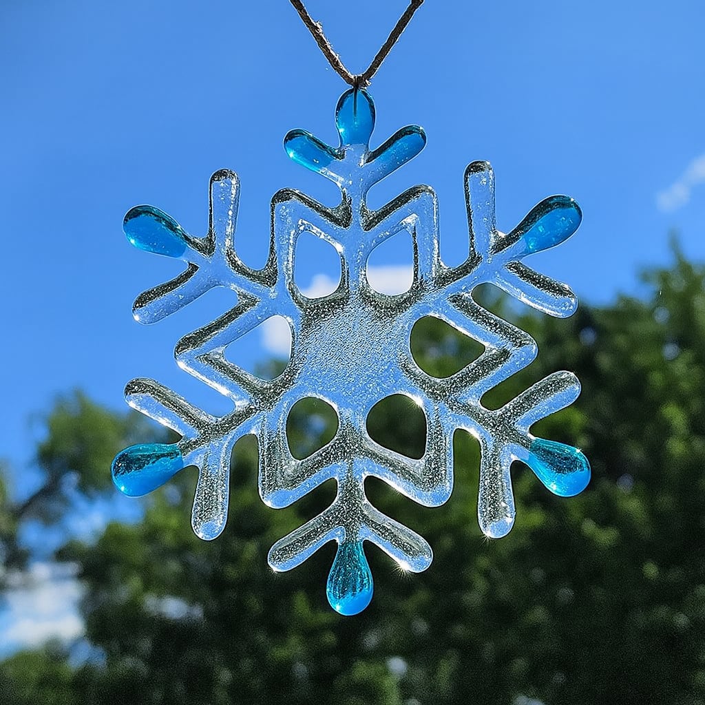 Fused Glass Snowflake Age 14+