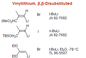 Organolithium Reagents