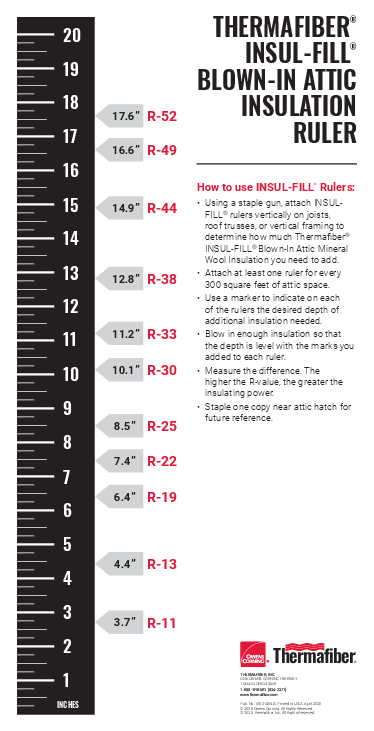 Owens Corning Attic Ruler Attic Insulation Austin | Koala Cooling
