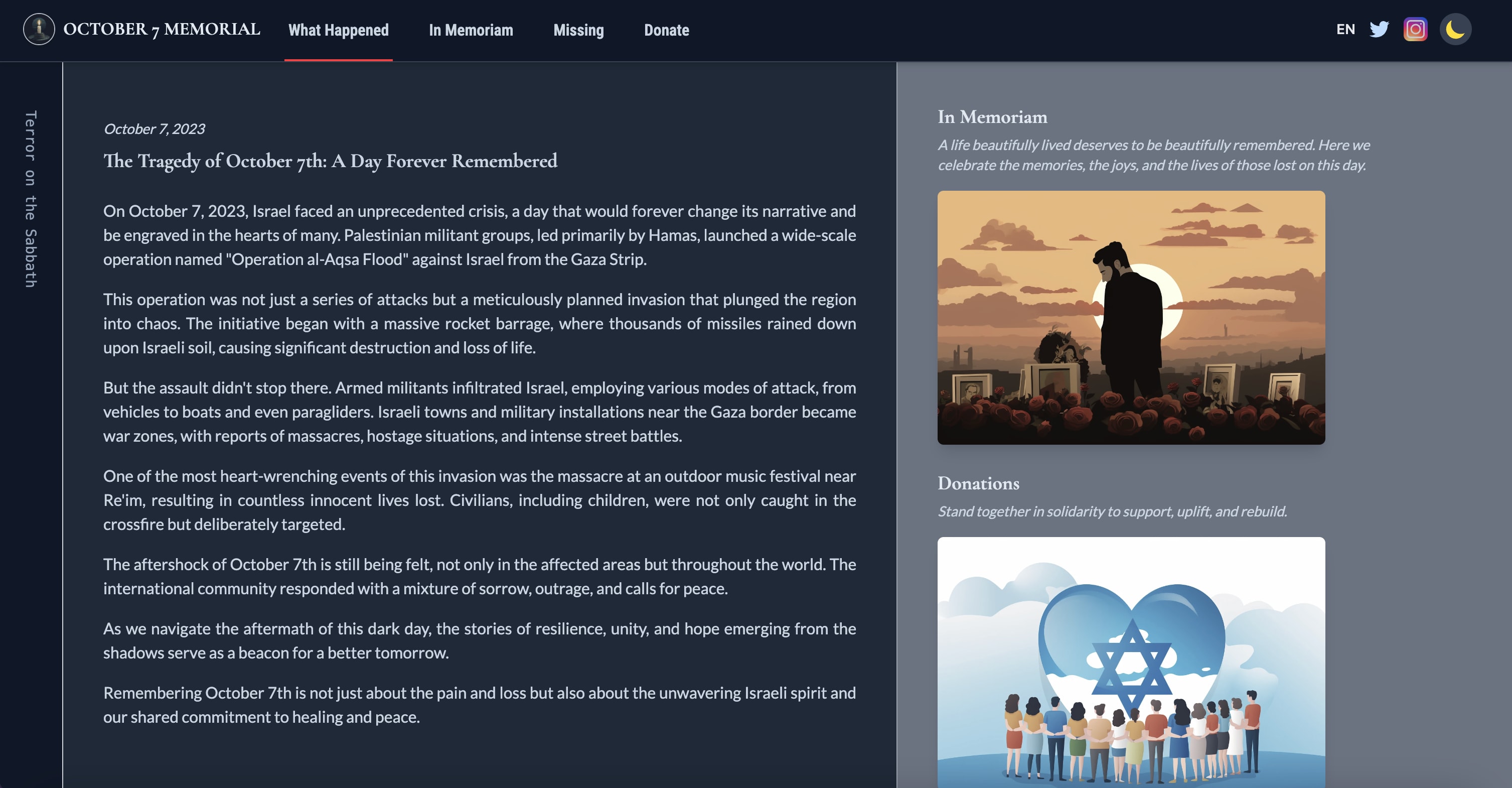 The Tragedy of October 7th: A Day Forever Remembered