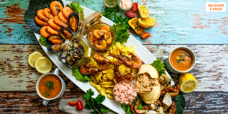 Mariscada com Tudo Incluído para Dois | Restaurante Alcazar - Viana do ...