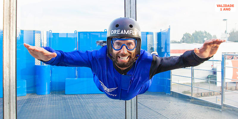 Experiência de Voo no Primeiro Túnel de Vento em Portugal | DreamFly Indoor Skydiving Porto ...
