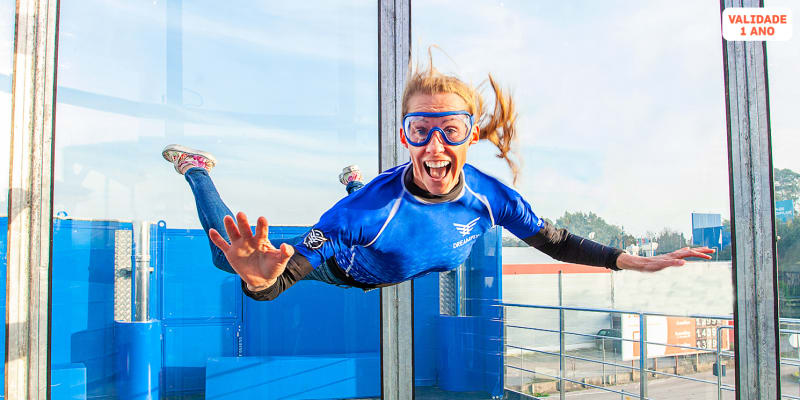 Experiência de Voo no Primeiro Túnel de Vento em Portugal | DreamFly Indoor Skydiving Porto ...