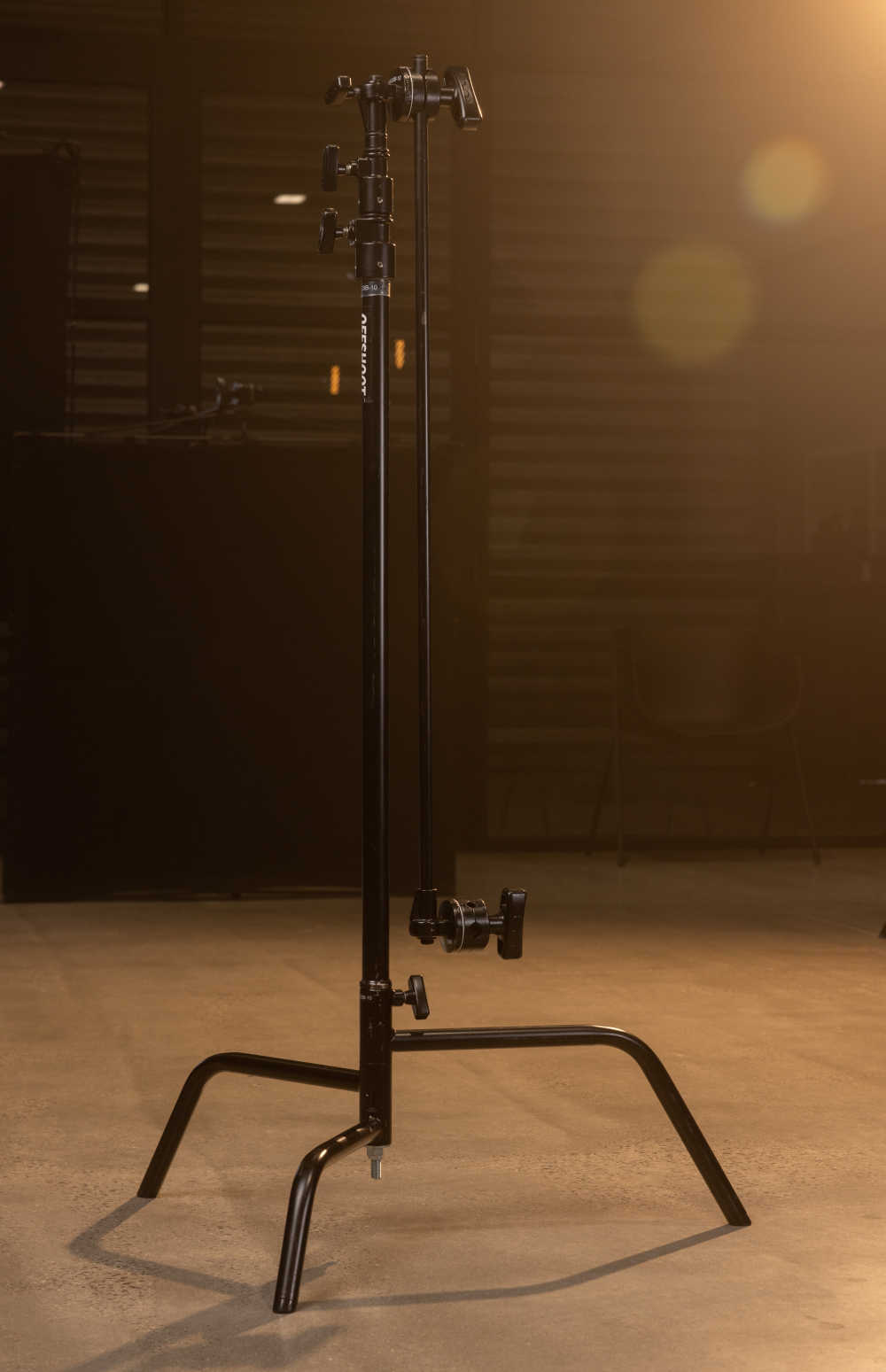 MSE 40" Double Riser C-Stand Kit (Black) Hire - Offshoot Rentals Melbourne