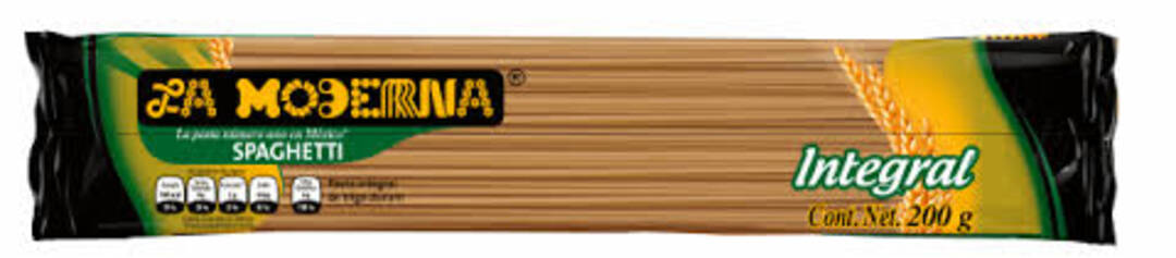 Sopa de Pasta La Moderna Spaghetti Integral 200 g