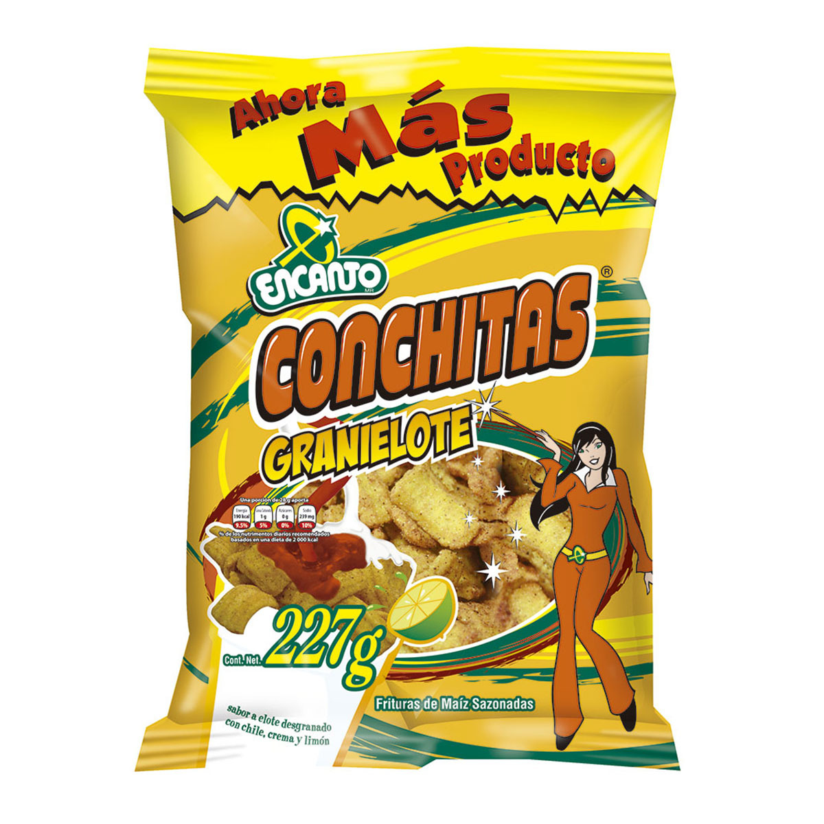 Botana Conchitas Granielote Encanto 227 G