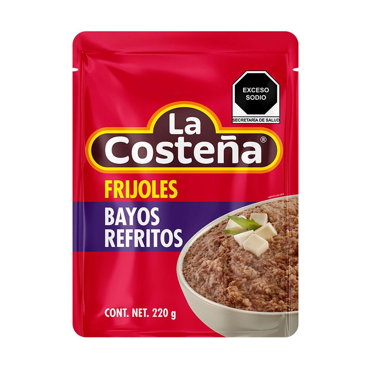 Frijoles Bayos Refritos La Costena 220 Gr Pouch