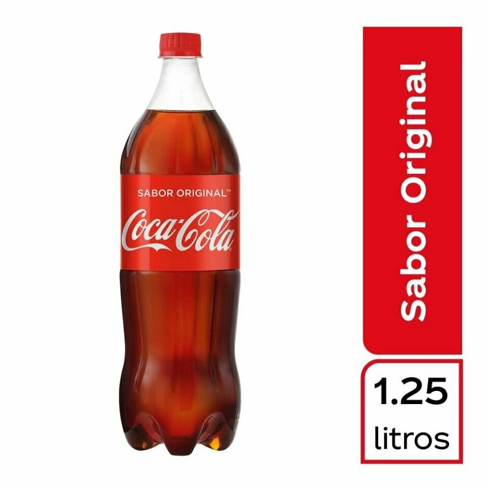 Refresco Coca-Cola Regular Botella 1.25 L Refresco Coca-Cola Regular Botella 1.25 L