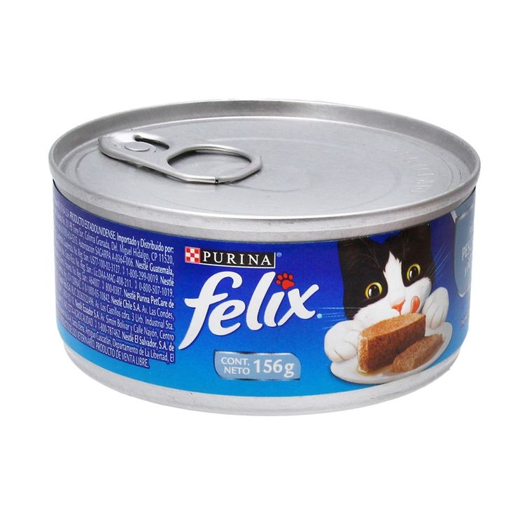 Alimento Para Gato Felix Pescado 156 GR Lata