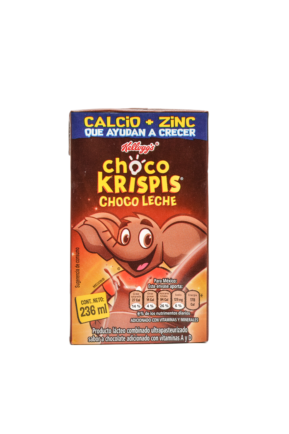 Leche Saborizada Choco Melvin 236 Ml