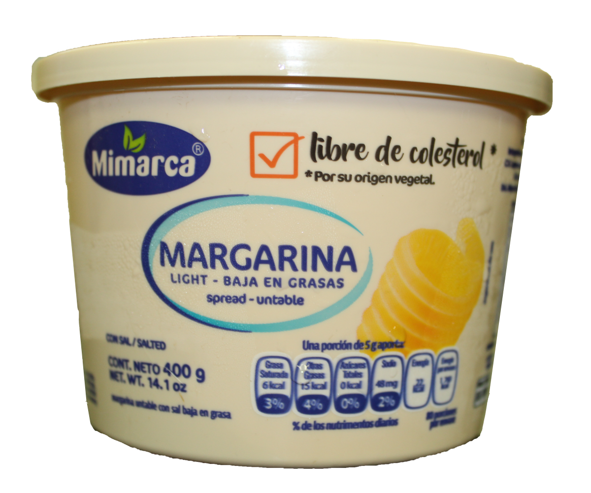 Margarina Baja En Grasa Mimarca Con Sal 400G