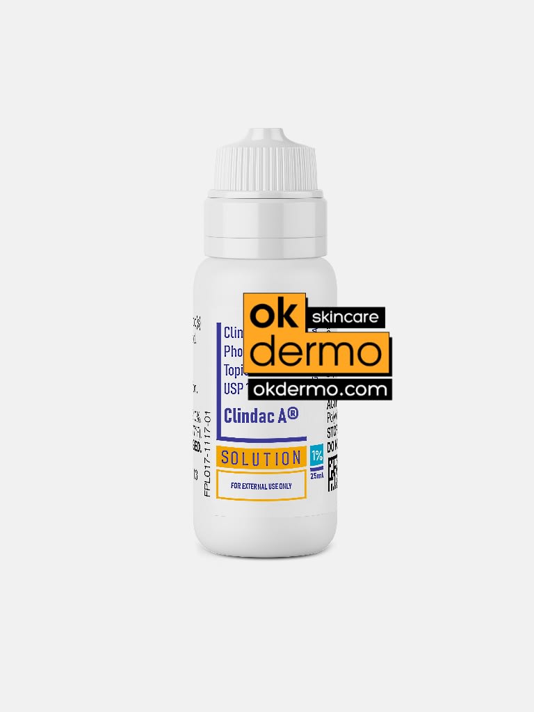 Clindamycin Phosphate 1% Topical Solution Lotion Clindac A® 25ml | OKDERMO®