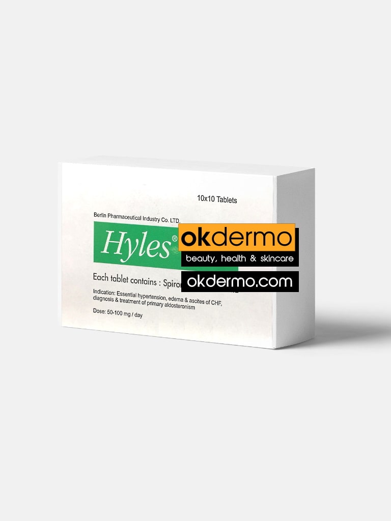 Spironolactone 100mg Tablets Hyles® 1x100 | OKDERMO®