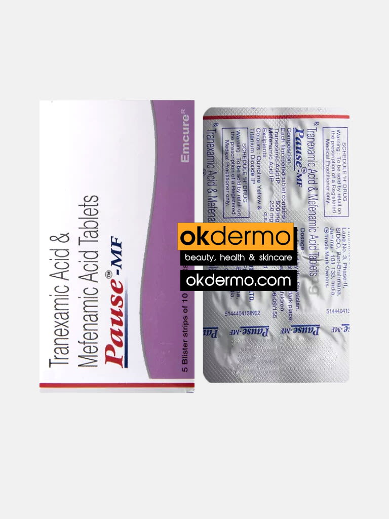 Tranexamic Acid 500mg Tablets Pause® 1x30 | OKDERMO®