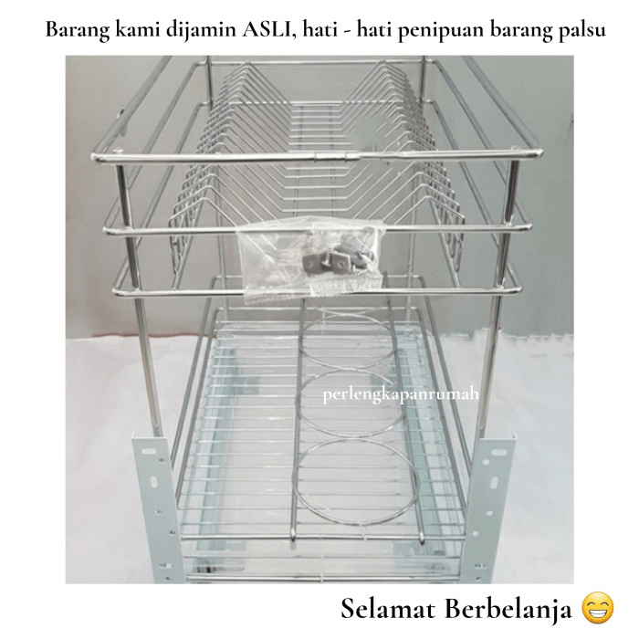 Jual RAK PIRING DALAM KITCHEN SET MODEL VITCO 29021 RAK BOTOL MODEL ...