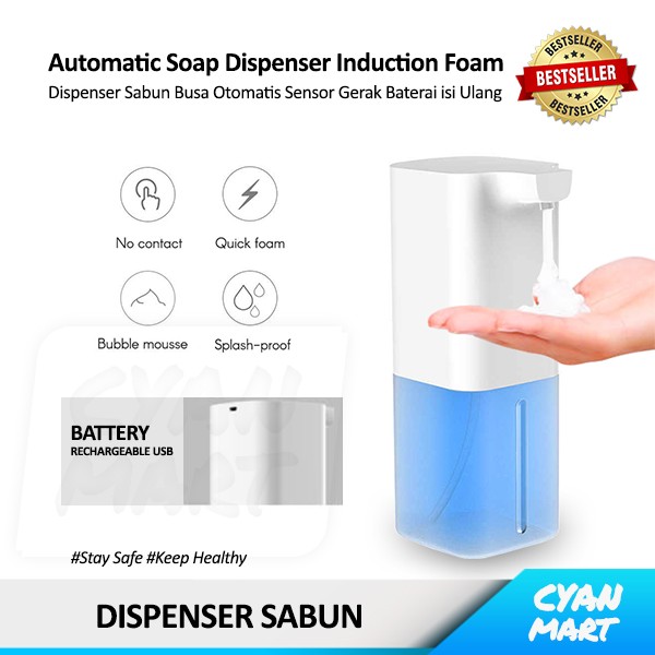 Jual Dispenser Sabun Otomatis Smart Soap Dispenser Automatic Sensor ...