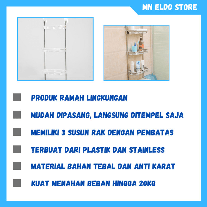 Jual Rak Closet Kamar Mandi Rak Toilet Stainless Rak Closet Stainless ...