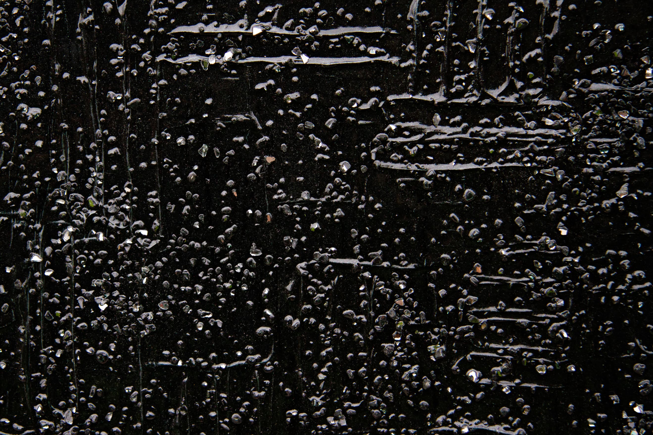 Black crystals - Olga Chajmová Holcová