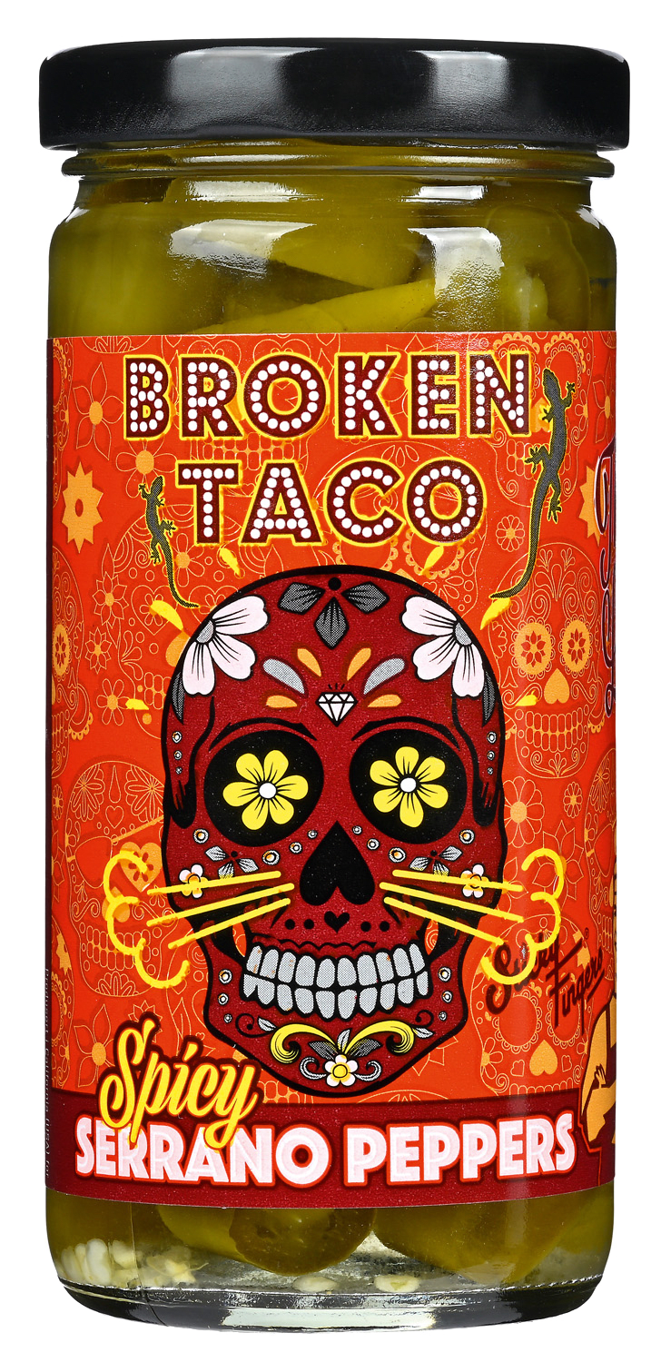 Broken Taco spicy serrano peppers 226 g | Matbutikk med delikatesser ...
