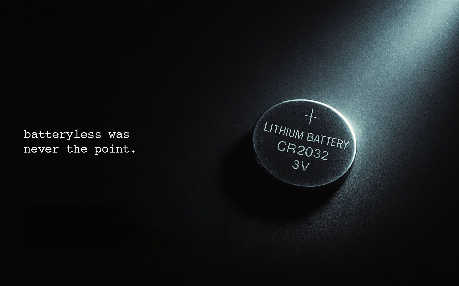 Batteryless was never the point | ONiO