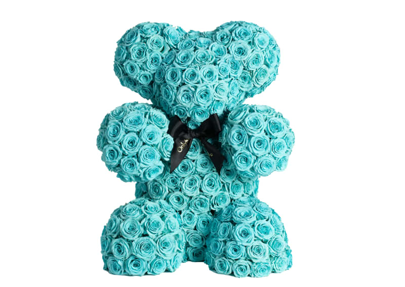 Infinite Rose Teddy Bear - Doha | OnlyRoses