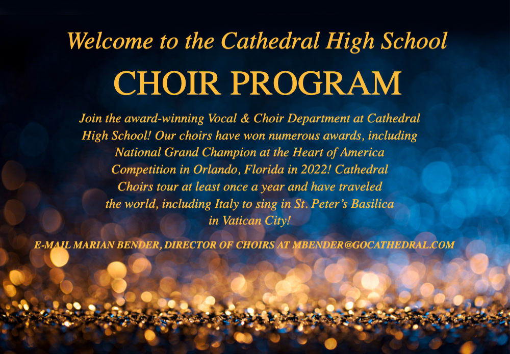 Cathedral High School Presents: Spring Choir Concert 2023