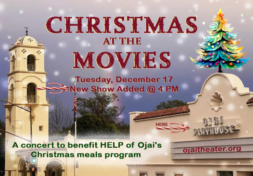 Ojai Performing Arts Theater Presents: Christmas at the Movies - 4PM