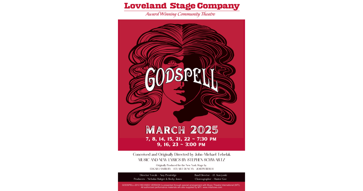 Loveland Stage Company Presents: Godspell - Events