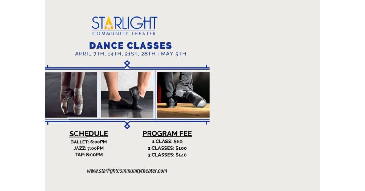 Starlight Community Theater Presents: Starlight Dance Classes - Events