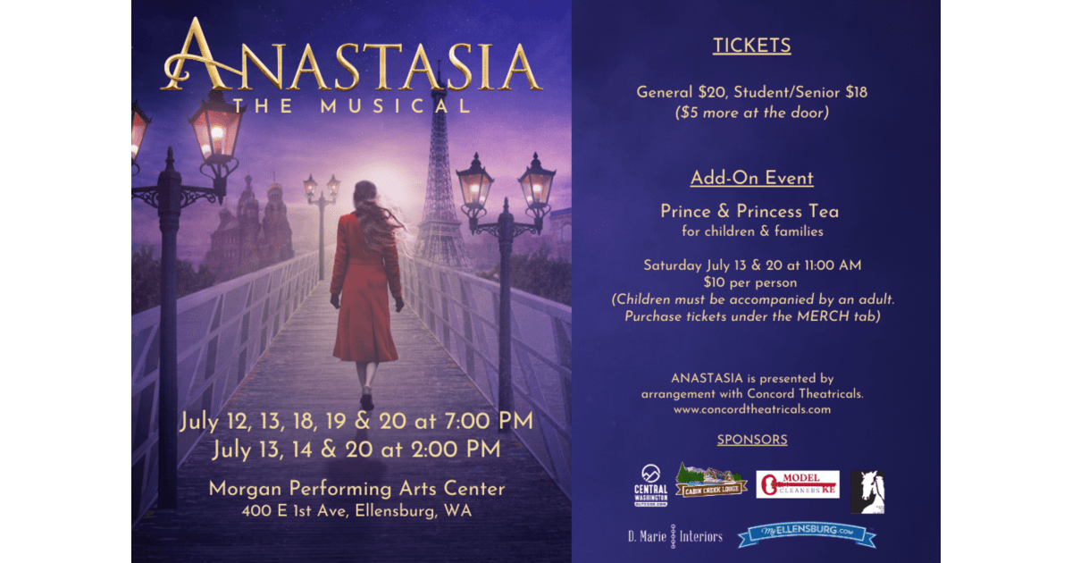 Valley Theatre Company Presents: Anastasia the Musical - Merchandise