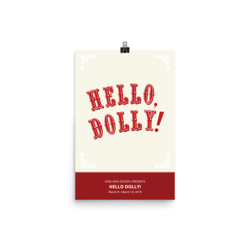 Dixie High School Presents: Hello, Dolly! - Merchandise