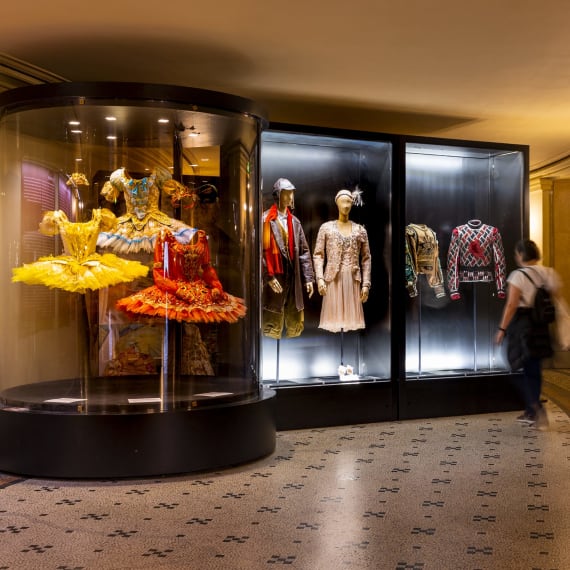 Costume exhibition in the public areas of the Palais Garnier ...