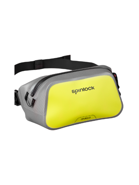 HARMAA/KELTAINEN Spinlock Explorer 2L vesitiivis vyölaukku |One Size | Reput