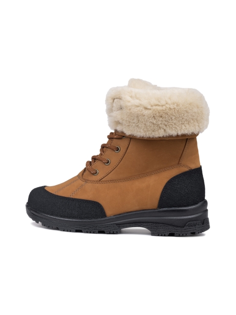 TAN NUBUCK/DOUBLE-FACE (FUR L) Pomar LEVI Naisten GORE-TEX ...