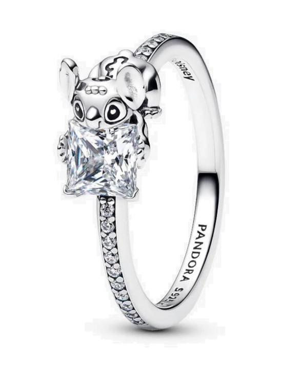 Pandora Disney Stitch & Stone Ring - 193740C01 |58 | Sormukset