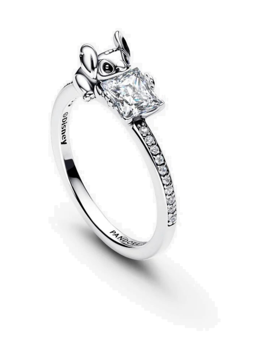 Pandora Disney Stitch & Stone Ring - 193740C01 |58 | Sormukset