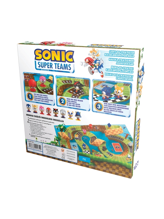 SONIC SONIC Lautapeli Super Teams (suomenkielinen ja ruotsikielinen ...