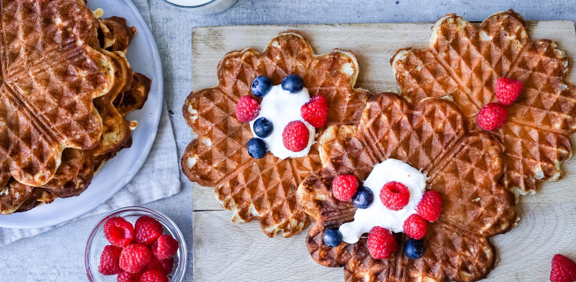 Her får du våre aller beste oppskrifer på deilige vafler.
